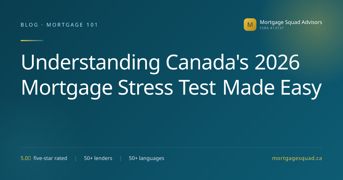 Understanding Canada's 2026 Mortgage Stress Test Made Easy | Mortgage ...